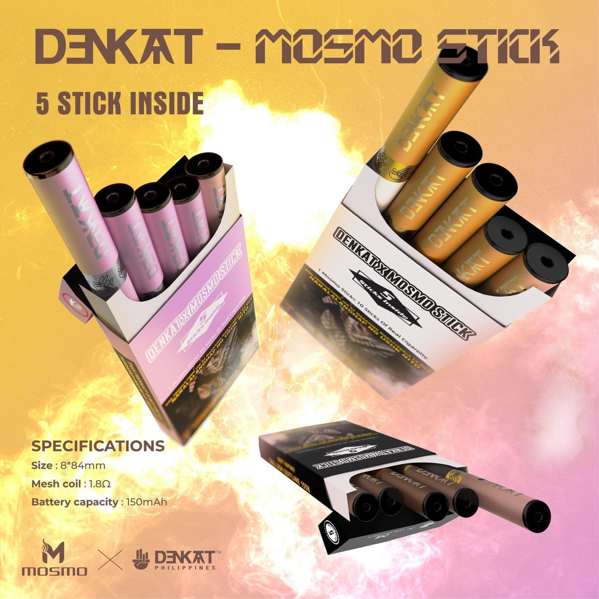 DENKAT MOSMO STICKS 500 PUFFS – Daily Dope Official Store