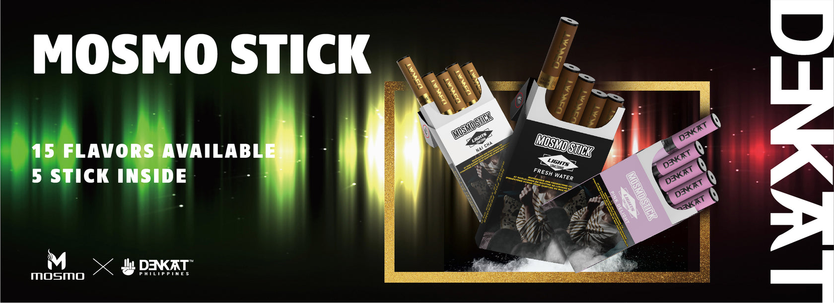 DENKAT MOSMO STICKS 500 PUFFS – Daily Dope Official Store