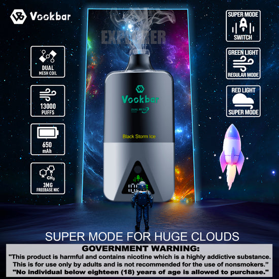 VOOKBAR EXPLORER 13,000 PUFFS – Daily Dope Official Store