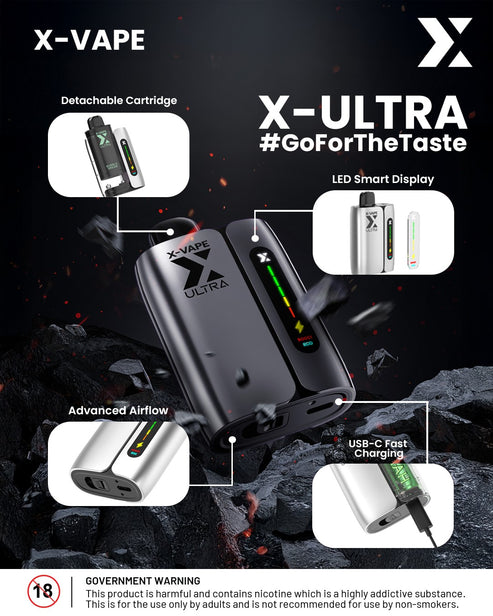 X-VAPE X ULTRA PREFILLED POD – Daily Dope