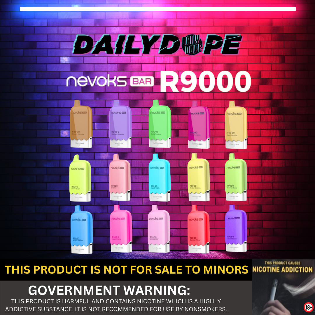 NEVOKS BAR R9000 PUFFS – Daily Dope Official Store