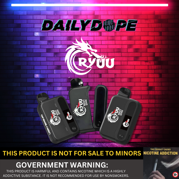 RYUU BOOST 12,000 PUFFS – Daily Dope Official Store