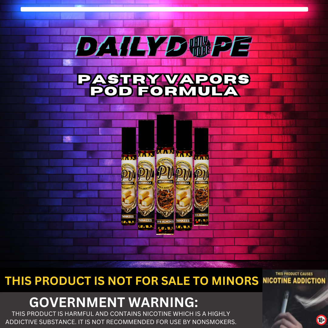 PASTRY VAPORS POD FORMULA 30ML – Daily Dope
