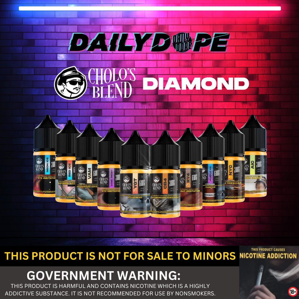 CHOLO'S BLEND DIAMOND FREEBASED 30ML – Daily Dope